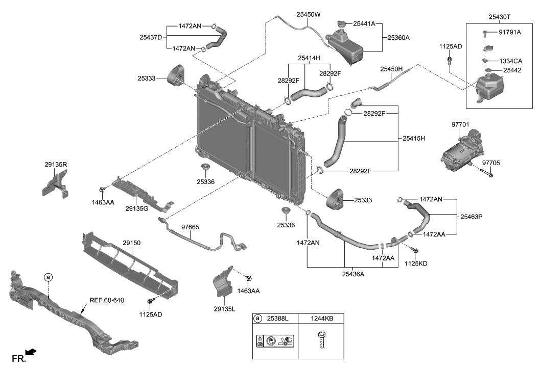 97701-M5000 - Genuine Hyundai COMPRESSOR ASSY
