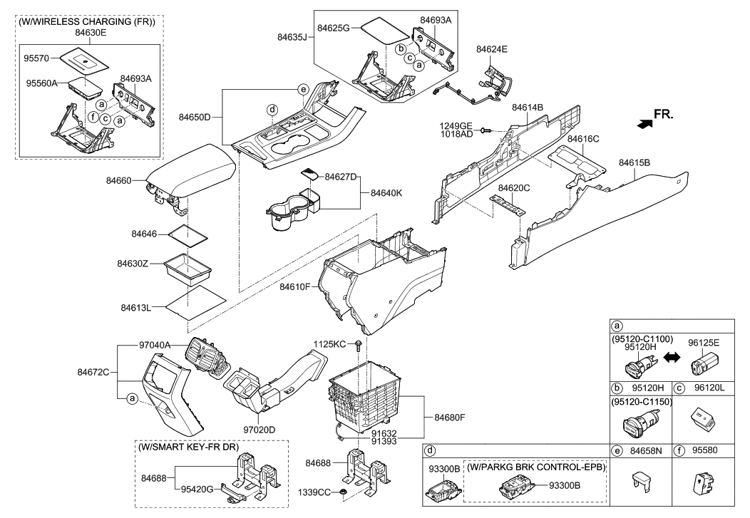 84657-C1AA0 - Genuine Hyundai COVER-SHIFT LOCK RELEASE
