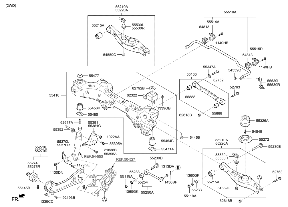 55118-2S000 - Genuine Hyundai BUSHING
