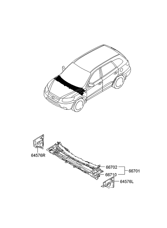 2006 Hyundai Santa Fe New Body Style - Produced Before DEC.31.2006 (US ...