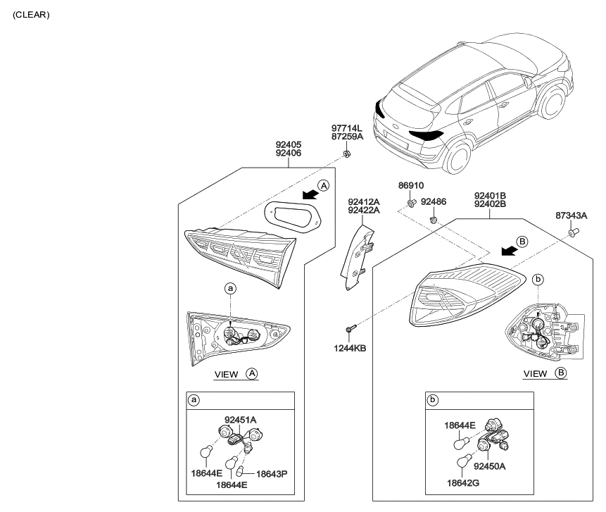 92402-D3010 - Genuine Hyundai Parts