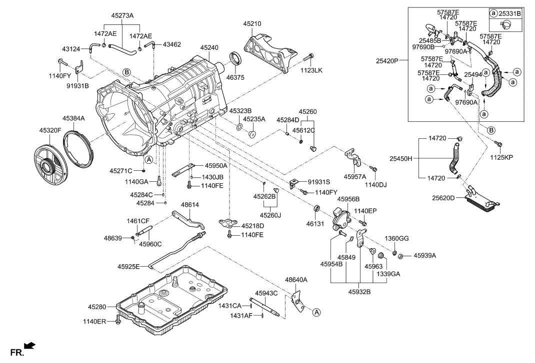 45280-4F320 - Genuine Hyundai Parts