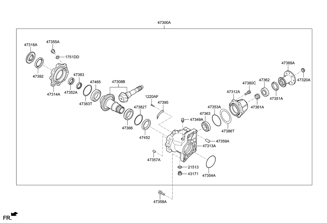 47351-3B711 - Genuine Hyundai SEAL-OIL