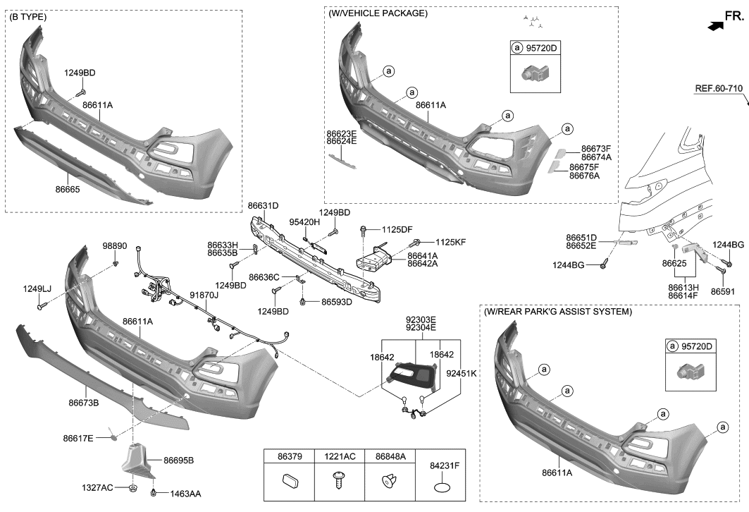 2019 Hyundai Kona Rear Bumper - Hyundai Parts Deal