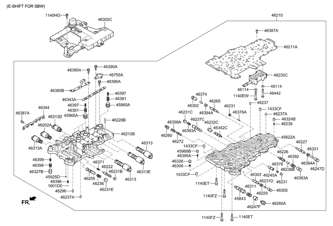46313-3B011 - Genuine Hyundai SOLENOID VALVE