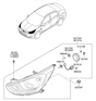 Hyundai Headlight - Guaranteed Genuine from HyundaiPartsDeal.com