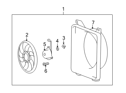 97735-3F000 Genuine Hyundai SHROUD-Fan