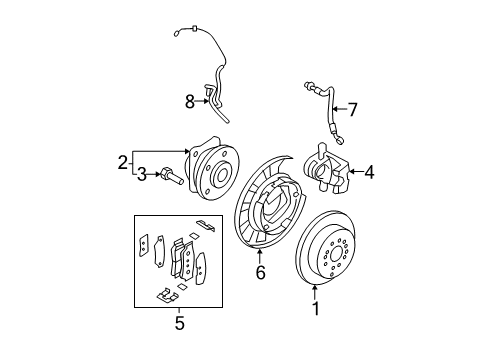 58302-2BA41 Genuine Hyundai Pad Kit-Rear Disc Brake