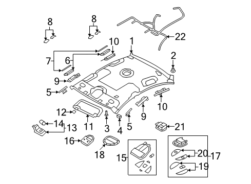 85746-3L000-V2 Genuine Hyundai Plug-Trim Mounting