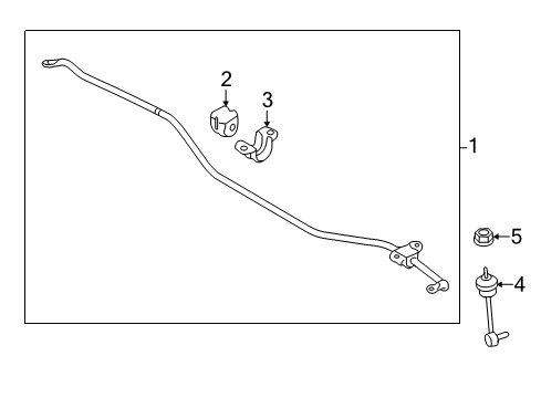 55510-3M300 Genuine Hyundai Bar Assembly-Rear Stabilizer