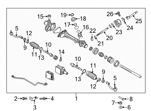 57724-B1200 Genuine Hyundai Joint Assembly-Inner Ball