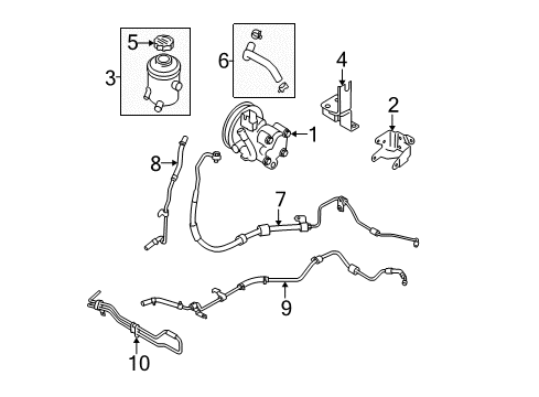 57520-1E001 Genuine Hyundai Tube & Hose Assembly-Return