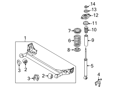 55330-1E500--DS Genuine Hyundai Spring-Rear