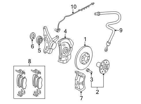 51755-2H000--DS Genuine Hyundai Cover-Front Brake Disc Dust LH