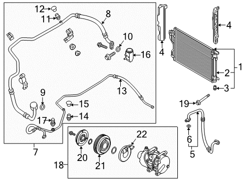 97701-2S500-RM Genuine Hyundai Discontinued Reman Compressor