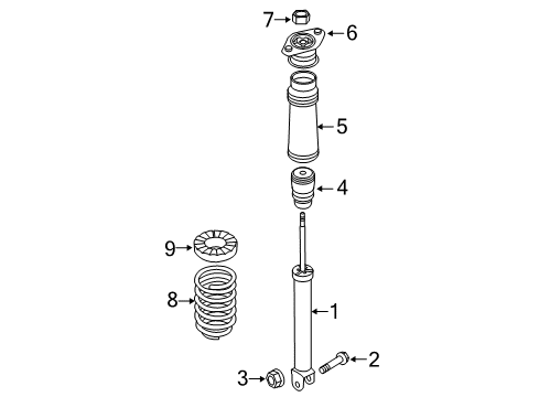 55348-3W000 Genuine Hyundai Bumper-Rear Spring