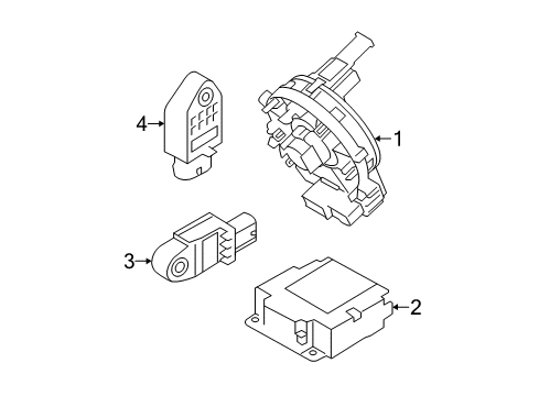 93490-3V320 Genuine Hyundai Contact Assembly-Clock Spring