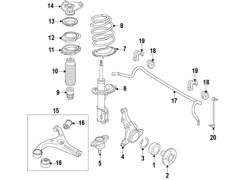 54584-2S000 Genuine Hyundai Bush-Front Lower Arm(G)