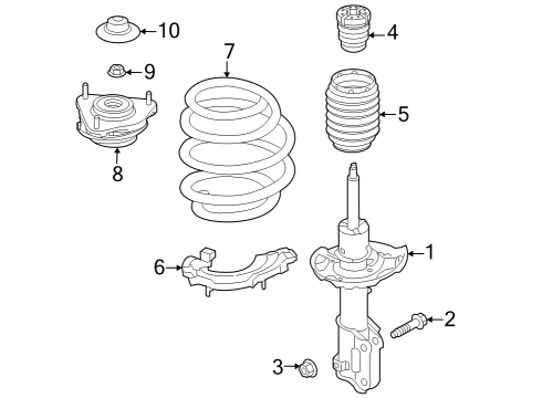 54630-KL000 Genuine Hyundai SPRING-FR