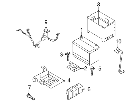 37110-2G600 Genuine Hyundai Battery Assembly