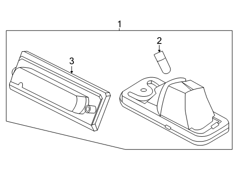 81820-S8000 Genuine Hyundai Handle Assembly-Tail Gate O/S