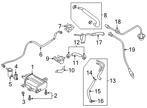 26720-2GGA1 Genuine Hyundai PCV Hose Assembly