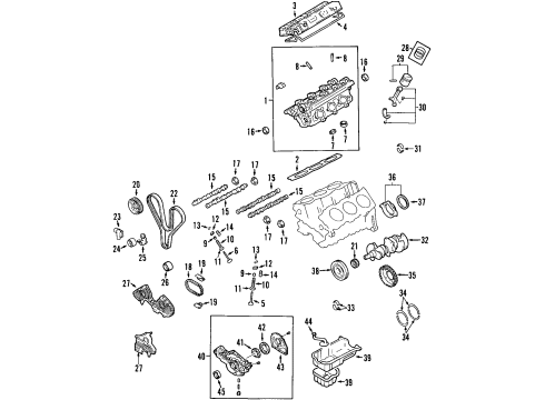 21101-37A01 Genuine Hyundai Engine Assembly-Sub