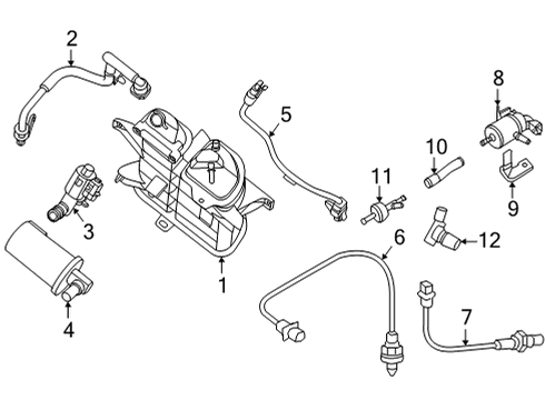 28912-3NTA0 Genuine Hyundai Hose-Pcsv