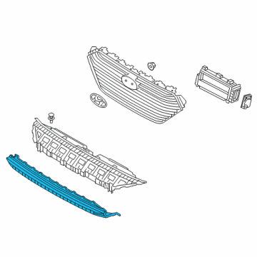 86560-G2000-TAD - Genuine Hyundai GRILLE-FRONT BUMPER