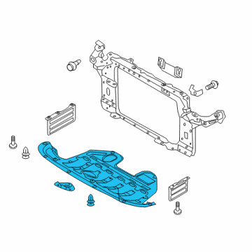 29110-2S501 - Genuine Hyundai PANEL ASSEMBLY-UNDER COVER