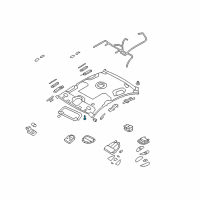 85746-3L000-V2 Genuine Hyundai Plug-Trim Mounting