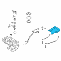 31220-4Z000 Genuine Hyundai Protector-Fuel Tank Heat