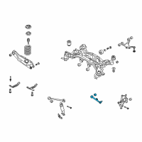 55250-3J010 Genuine Hyundai Arm Assembly-Rear Assist,LH