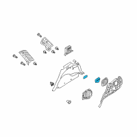 85744-2B000-RAS Genuine Hyundai Cover-Lamp Service,RH