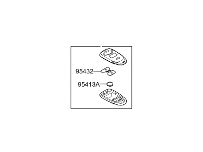 95430-2S201 Genuine Hyundai Transmitter Assembly
