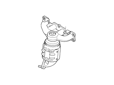 28510-2E000 Genuine Hyundai Exhaust Manifold Catalytic Assembly
