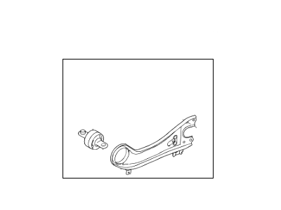 55270-4Z000 Genuine Hyundai Arm Assembly-Rear Trailing Arm,LH