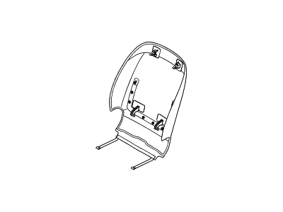 88380-B1000-PPW Genuine Hyundai Board Assembly-Front Back(Driver)