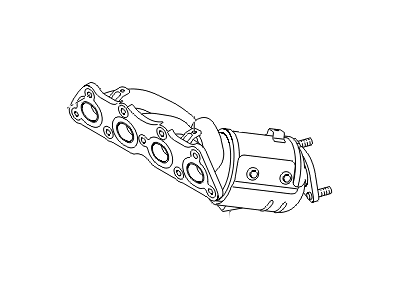 28510-2BEF1 Genuine Hyundai Exhaust Manifold Catalytic Assembly