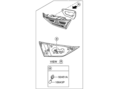 92403-F2000 Genuine Hyundai Part