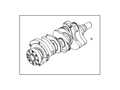 23110-37400 Genuine Hyundai Crankshaft Assembly