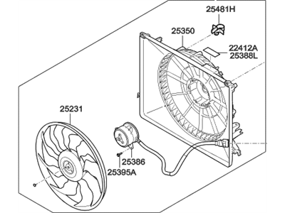 25380-3M250 Genuine Hyundai Blower Assembly