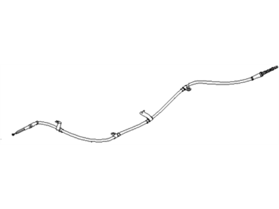 59760-2H300 Genuine Hyundai Cable Assembly-Parking Brake,LH
