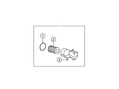 26320-3C30A Genuine Hyundai Oil Filter Service Kit