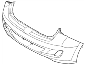 86611-A5000 - Genuine Hyundai COVER-REAR BUMPER