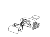 87610-0W000 Genuine Hyundai Mirror Assembly-Outside Rear View,LH