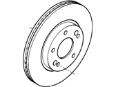 51712-3X000 Genuine Hyundai Disc-Front Wheel Brake