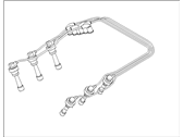 27501-23B70 Genuine Hyundai Cable Set-Spark Plug