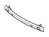 86530-1E050 Genuine Hyundai Rail Assembly-Front Bumper