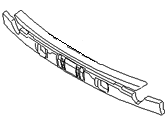 86620-2S000 Genuine Hyundai Absorber-Rear Bumper Energy